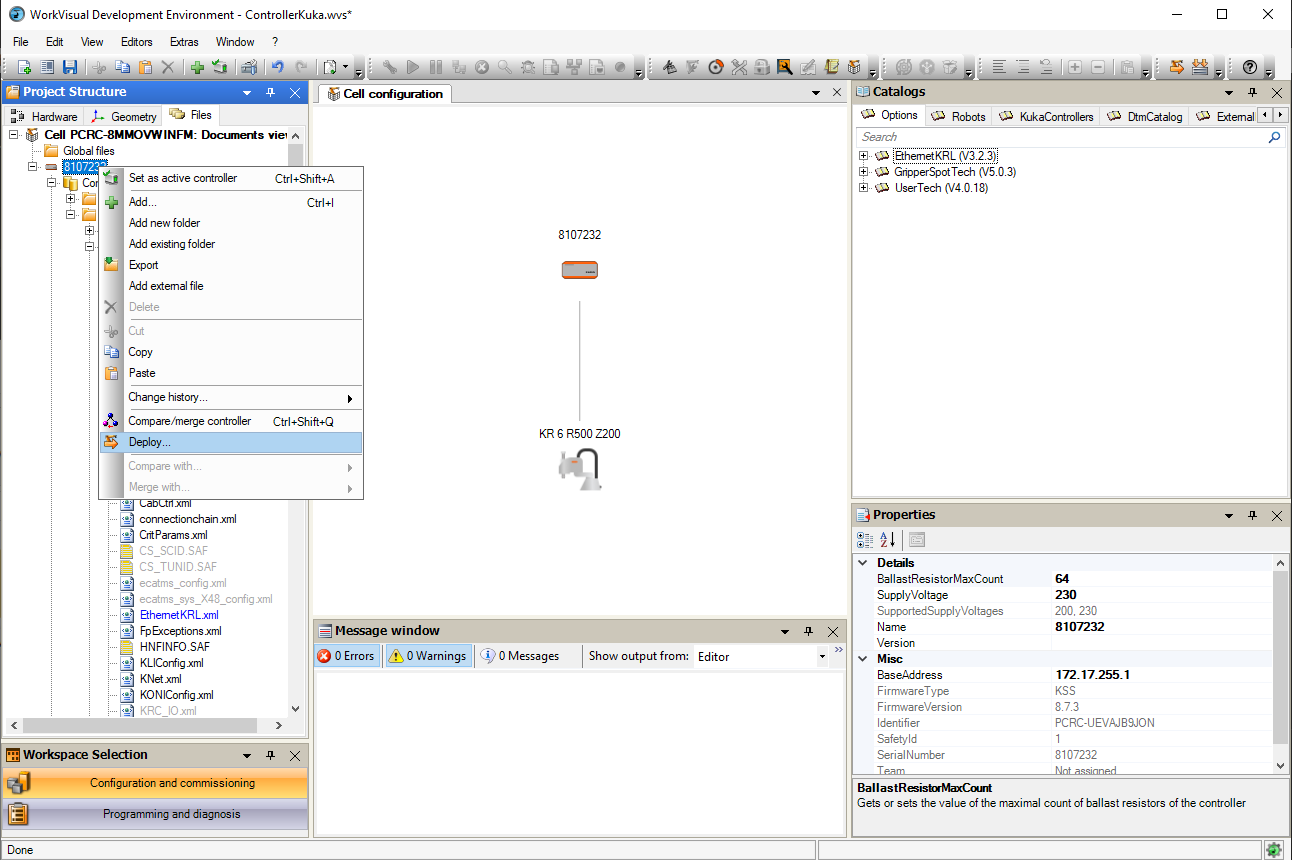 Plugin installation — EYE+ Kuka Plugin 1.0.3 documentation